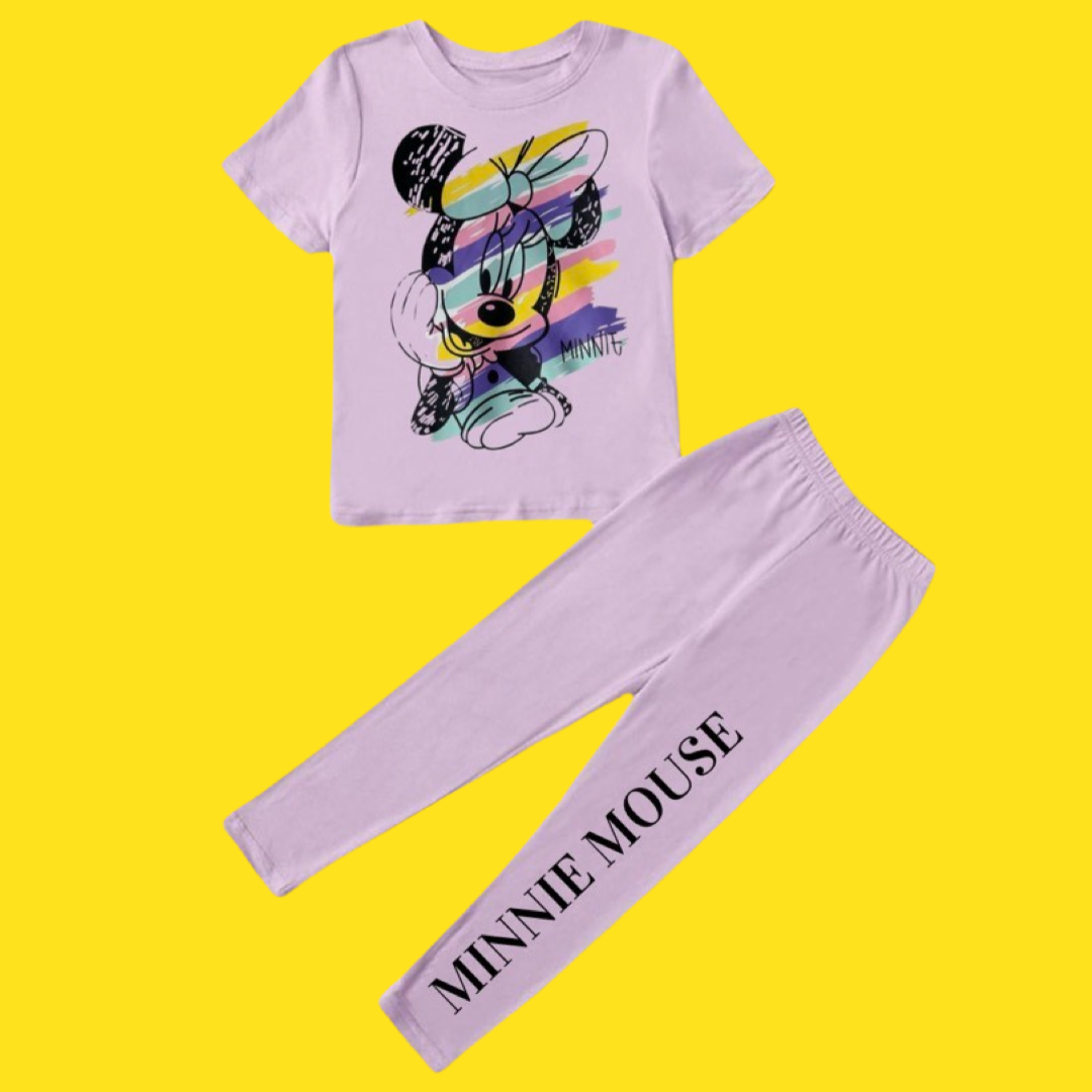 PURPLE MINNIE MOUSE TROUSER SET – FUNTEES.PK